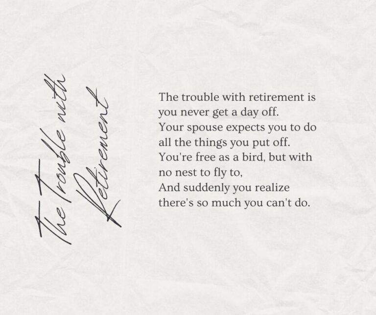 10+ Retirement Poems and Images - Heartfelt and Funny