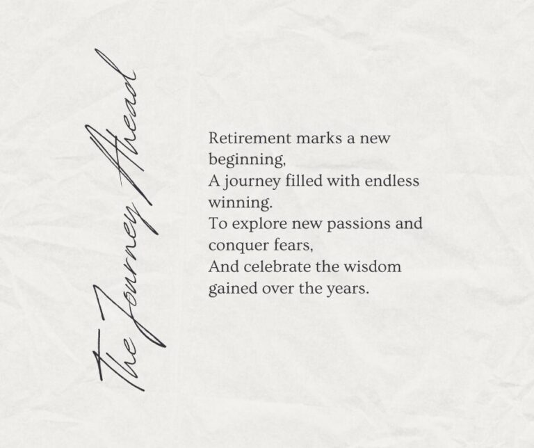 10+ Retirement Poems and Images - Heartfelt and Funny